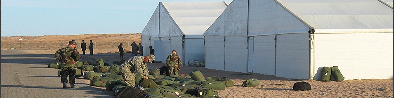Temporary Barracks - Sunbelt Rentals Temporary Fabric Structures