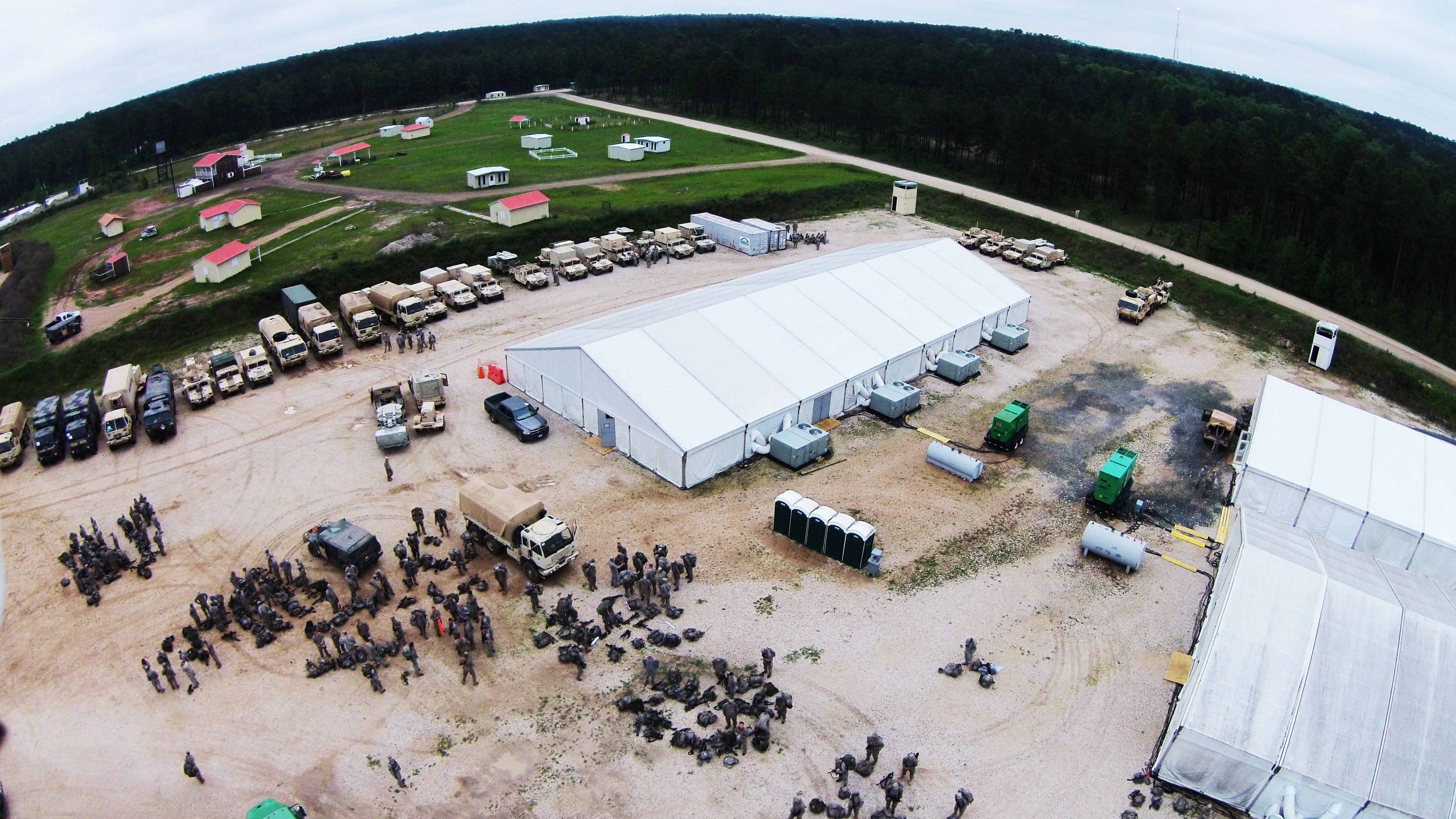 Temporary Military Base Camp Structures | Mahaffey USA